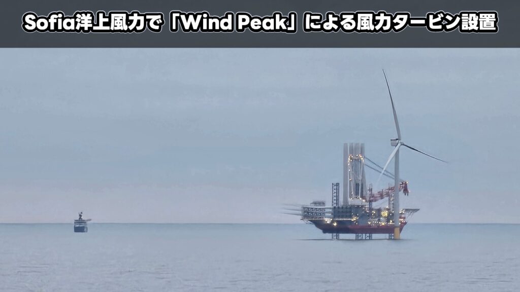 Sofiaは洋上風力プロジェクトで、Wind Peakによる風力タービンを設置しました。 | Ocean Mafia